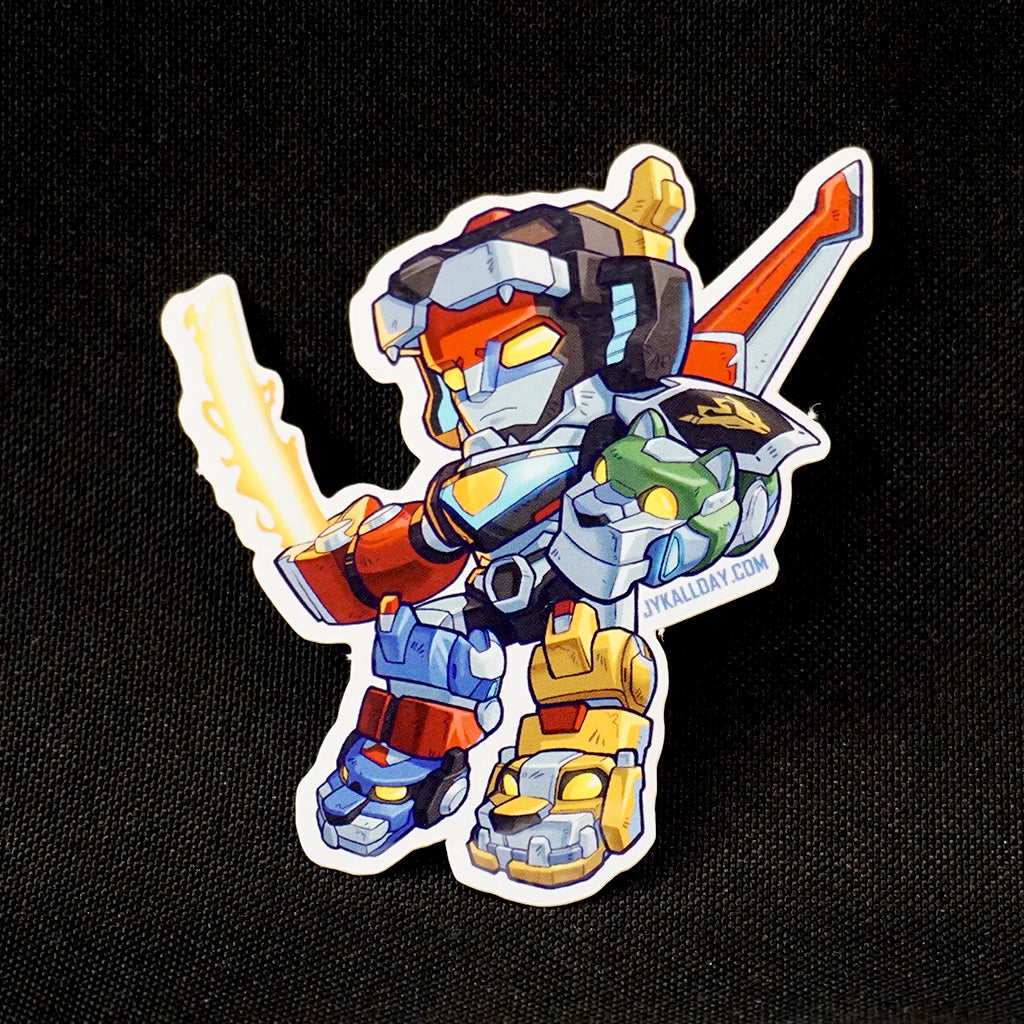 Voltron Legendary Defender Sticker – JYK Art Shop